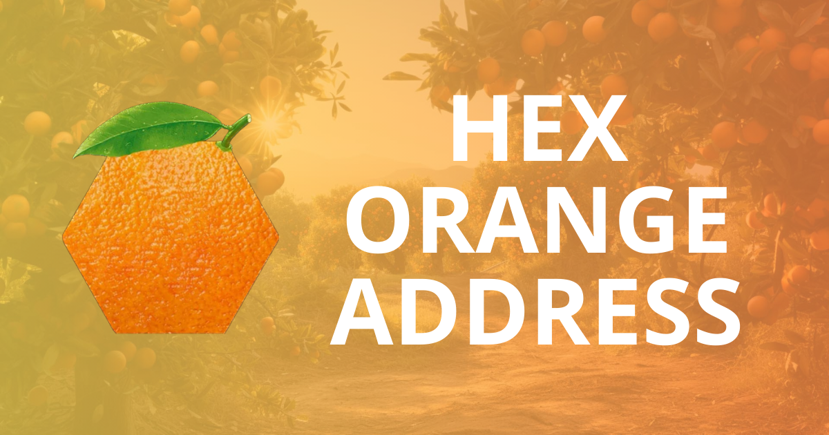 HOA | HEX Orange Address - The First Orange Coin on PulseChain & Chia